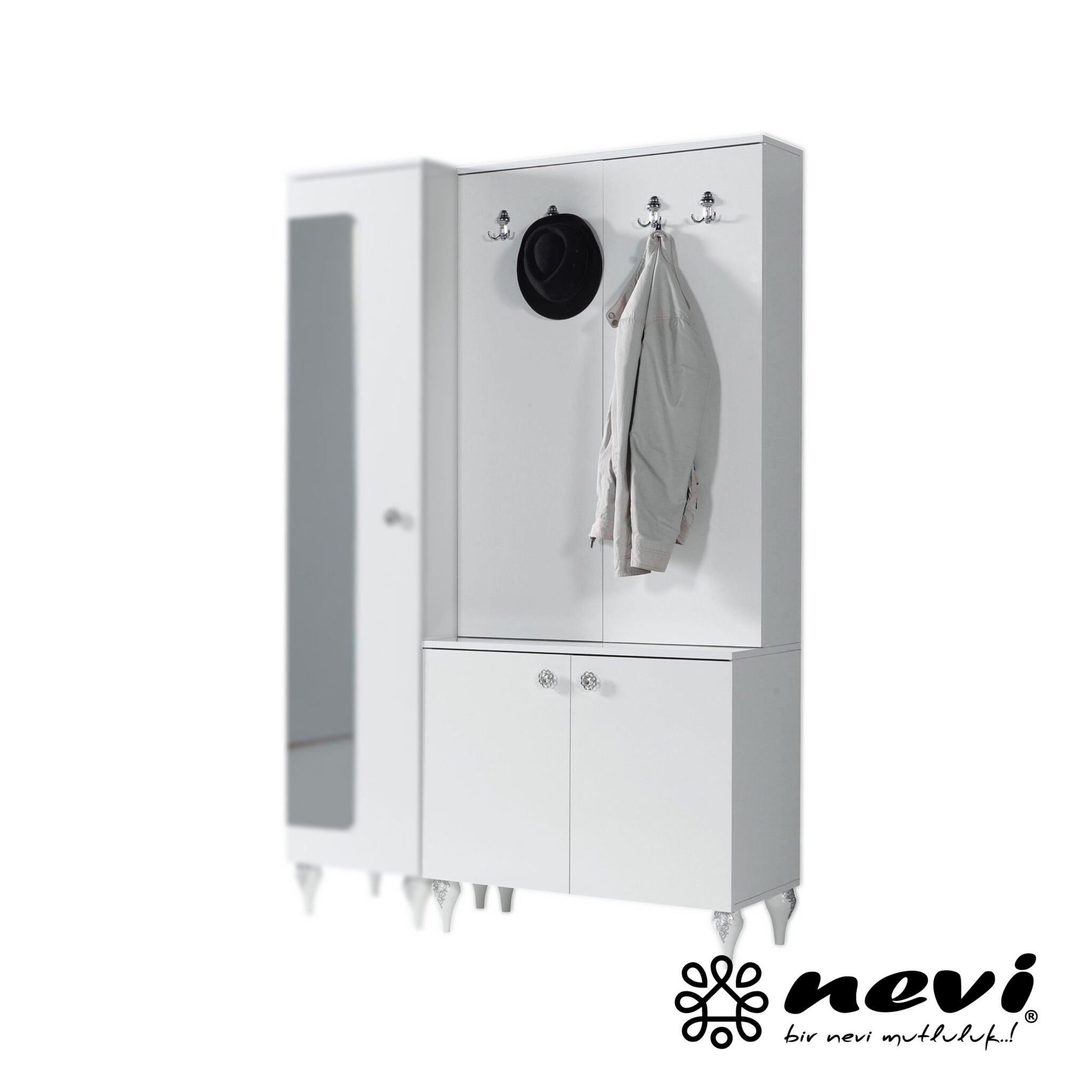 Isabella Hall Stand 90cm (NV-ISA-VST004) - Allora Pan Home