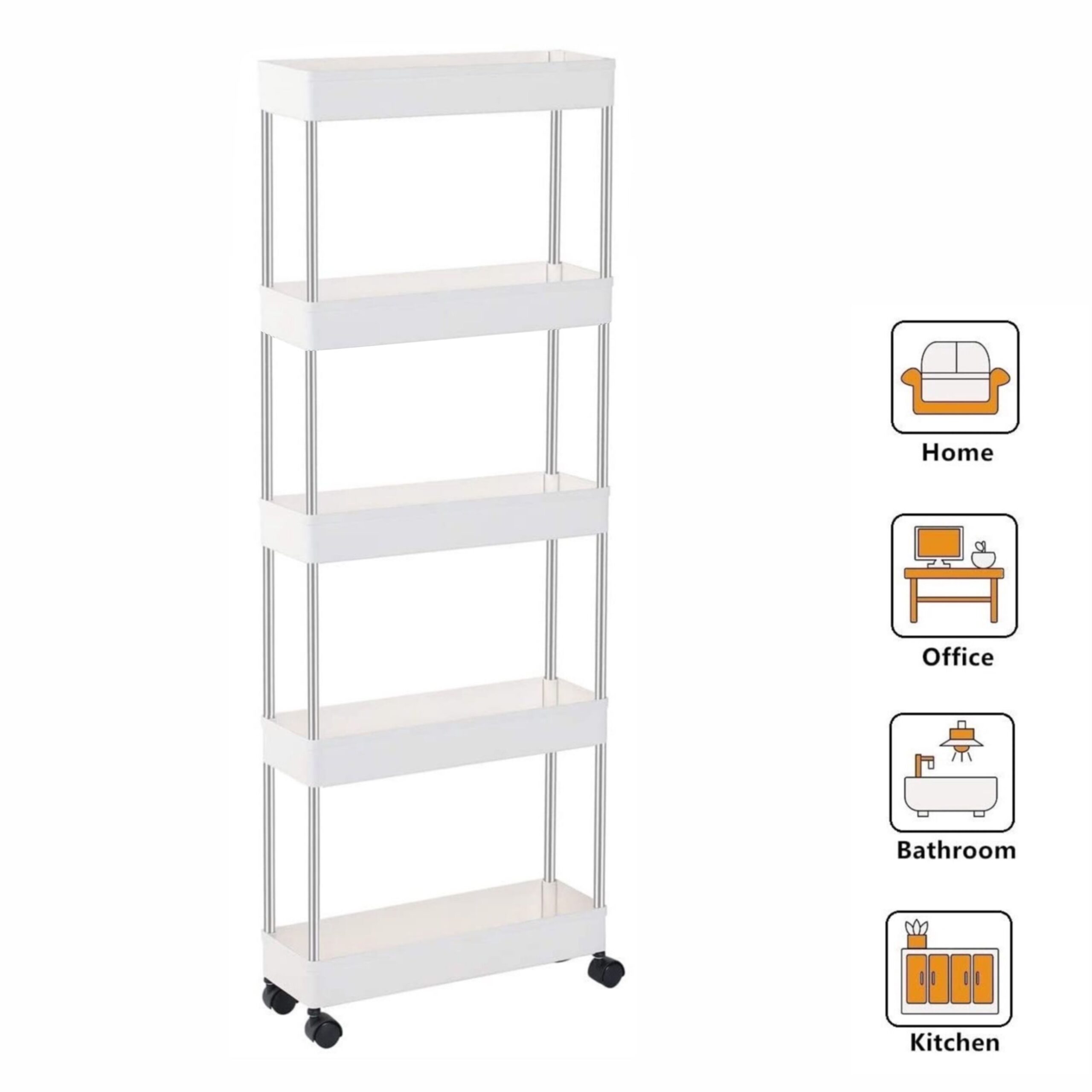 5 Layer Trolley Rack (S02-1046) - Allora Pan Home