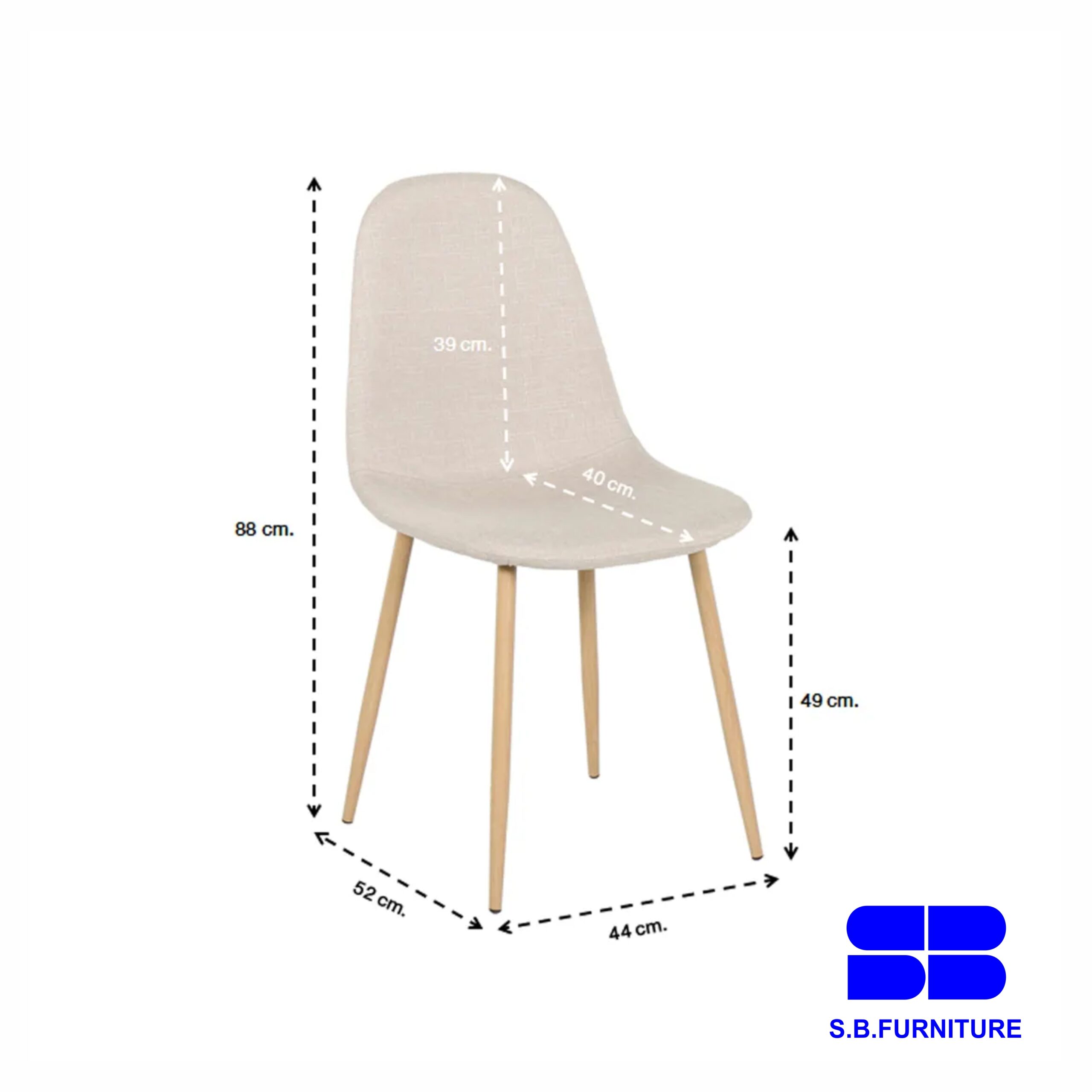Lasta Dining Chair (CH-LASTA-C) - Allora Pan Home