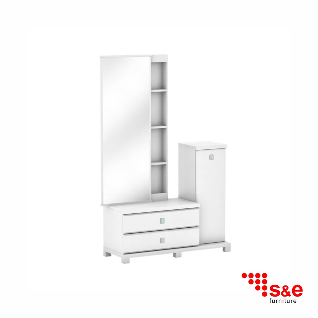 S&E Dressing Table 100cm (CM-SE-DT705-WH) - Allora Pan Home