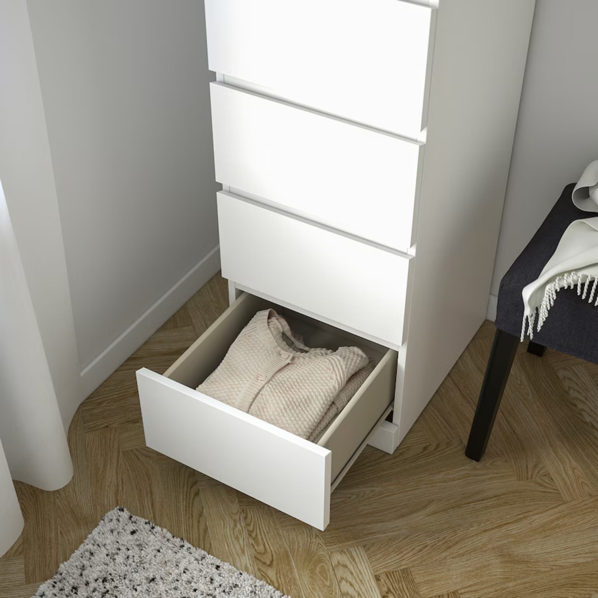 Malm Chest of Drawers 40cm (IK-80354667) - Allora Pan Home
